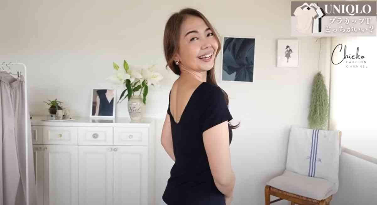 【ユニクロ】50代は背中の肌見せでヘルシーに！「エアリズムローバックTシャツ」で作る夏のエレガントコーデ | イチオシ | ichioshi